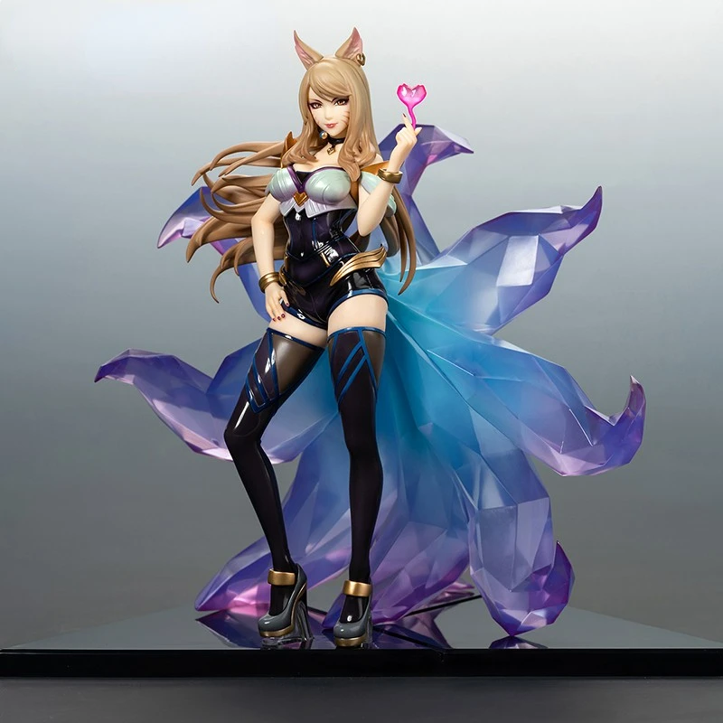 Game Anime figurs LOL K/DA Ahri 1/7 scale medium sized sculpture hand ...