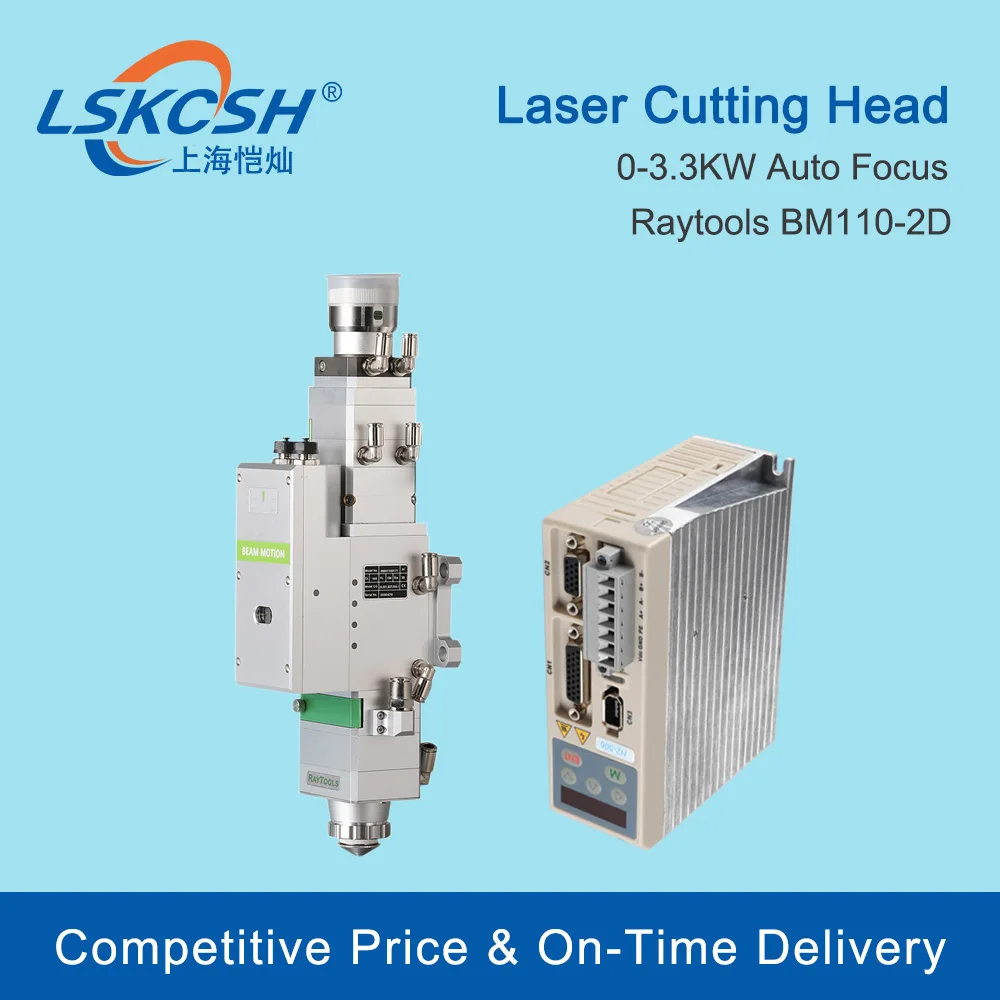 LSKCSH Raytools BM110 0-3.3KW Auto Focusing Fiber Laser Cutting Head ...