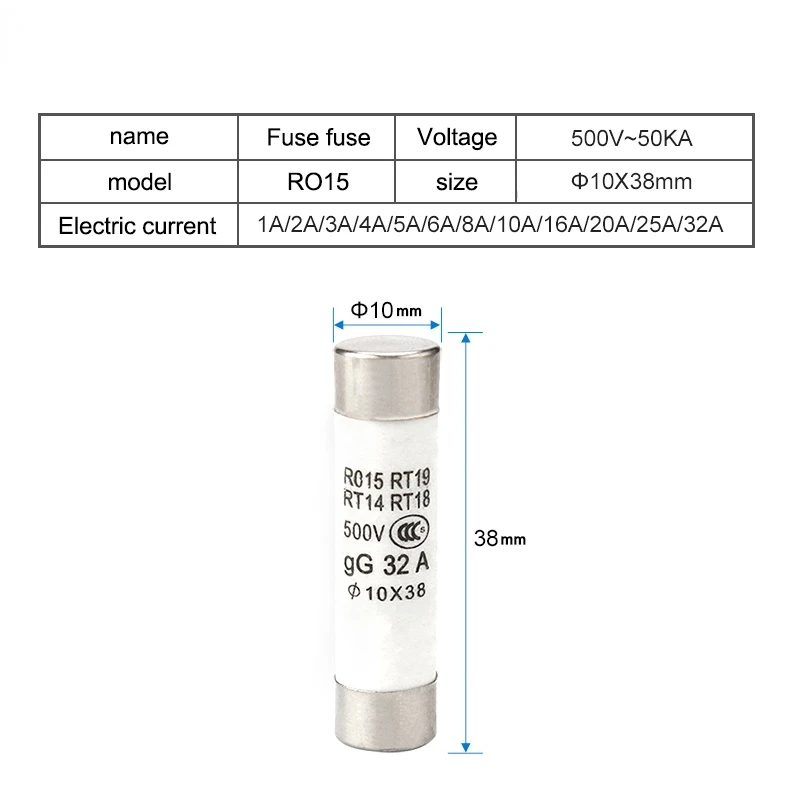 10pcs-10x38-10x38mm-500V-1A-2A-3A-4A-5A-6A-8A-10A-16A-20A-25A-32A.jpg