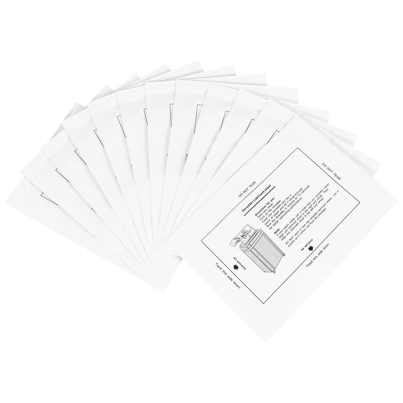 12PCS-Paper-Shredder-Lubricant-Sheets-Shredder-Lubricating-Oil-Portable ...