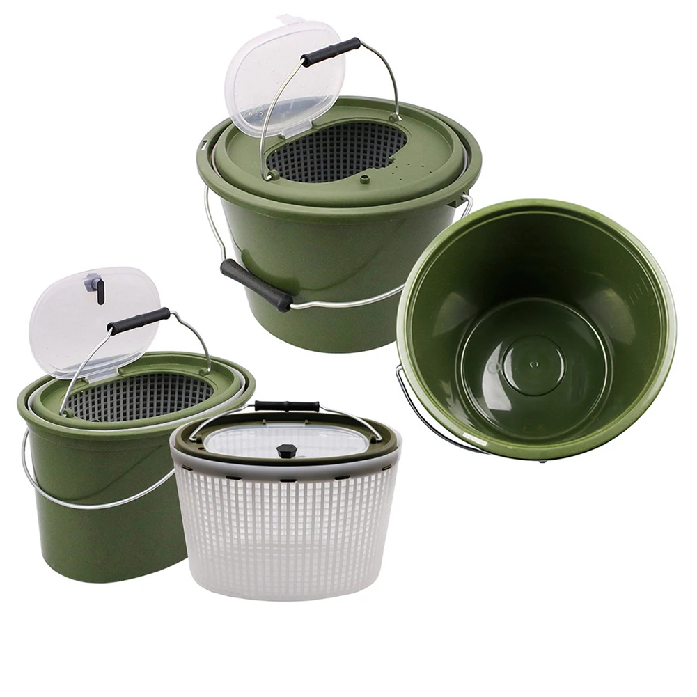 Portable Fishing Bucket Breathable Live Fish Boxes for Carp Fishing ...