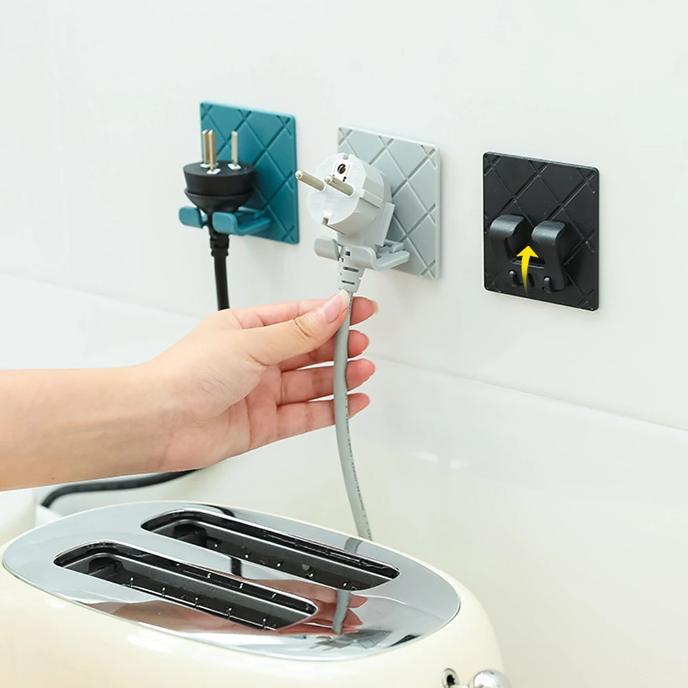 Plug Wire Socket Holders Hook Plug Cable Organizer for Living Room ...