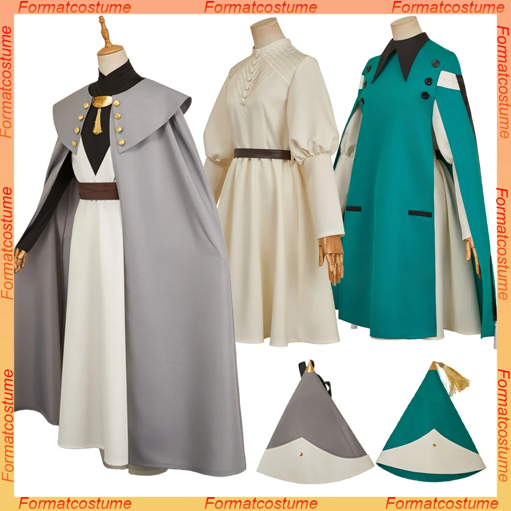 Adult Coco Qifrey Cosplay Costume Dress Robe Witch Hat Anime 2025 ...