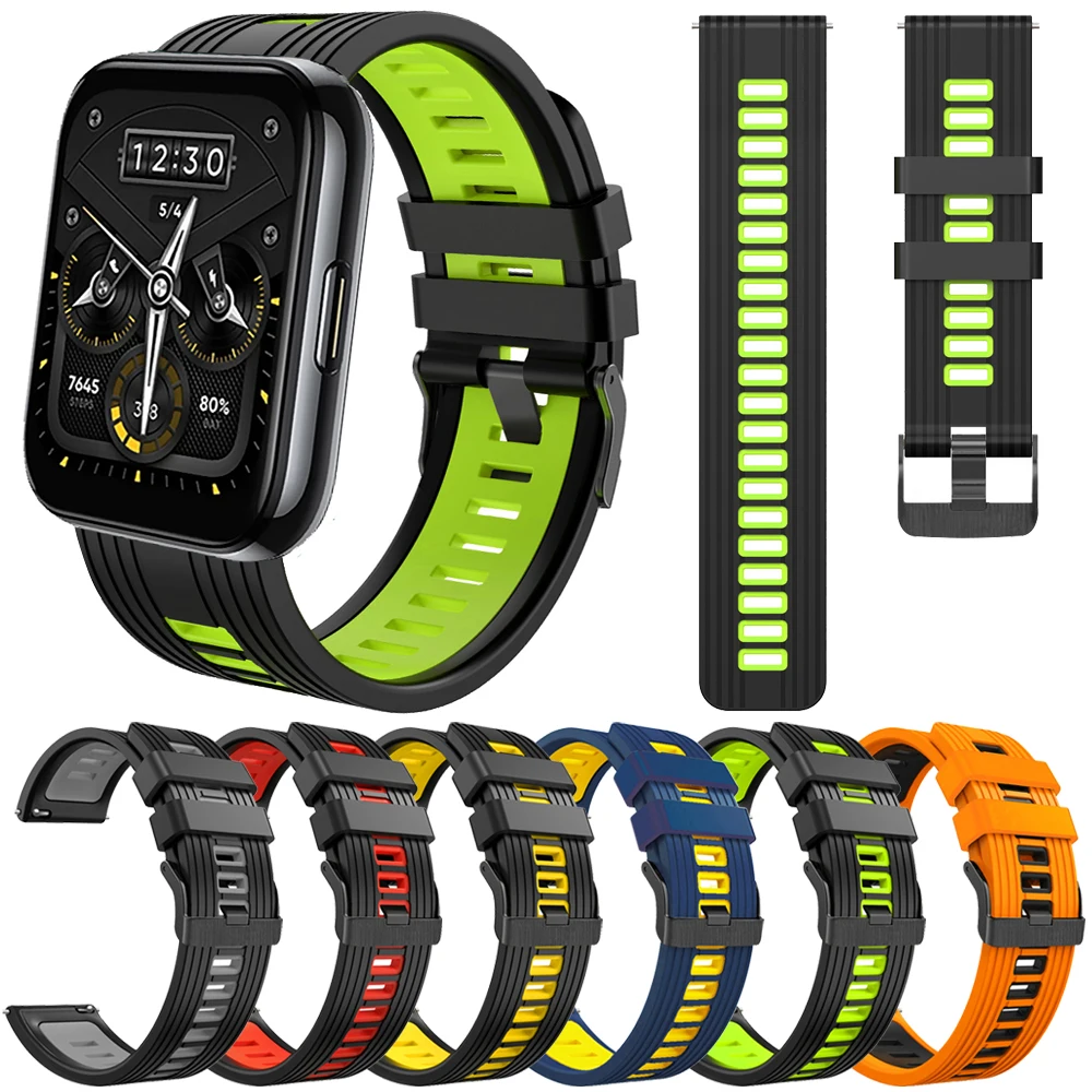 Replaceable-Silicone-Watchband-For-Realme-Watch-S-Pro-Strap-Smartwatch ...