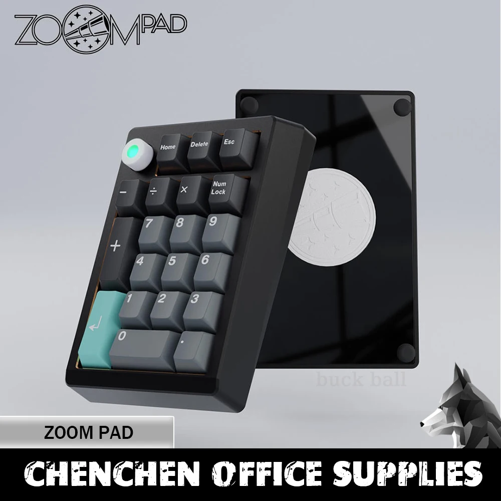 Zoom-Pad-Meletrix-Numeric-Keypad-Kit-3-Mode-Wireless-Bluetooth-21keys ...