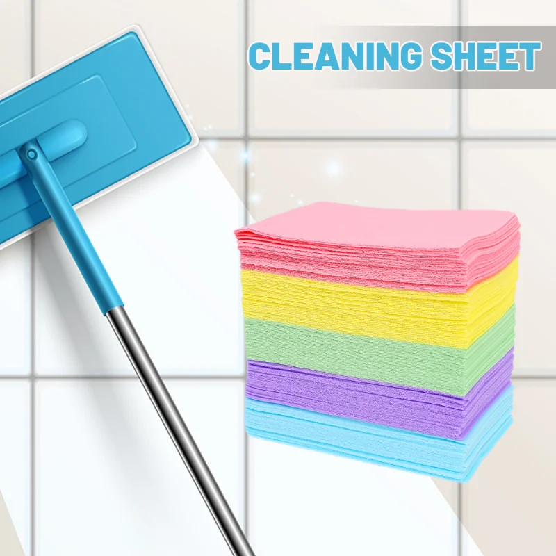 30/60/90PCS/Set Floor Cleaner Sheet Mopping Decontamination Scented ...