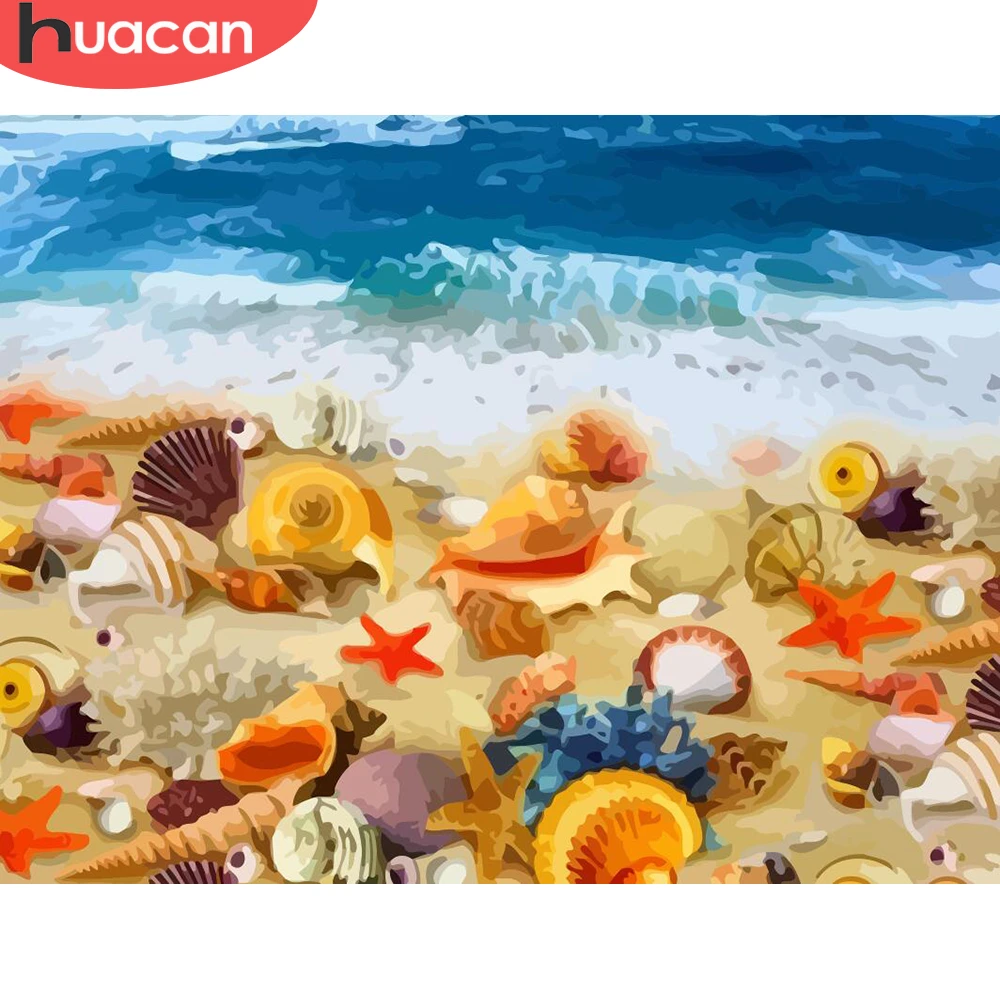 Seashells On The Beach Drawing