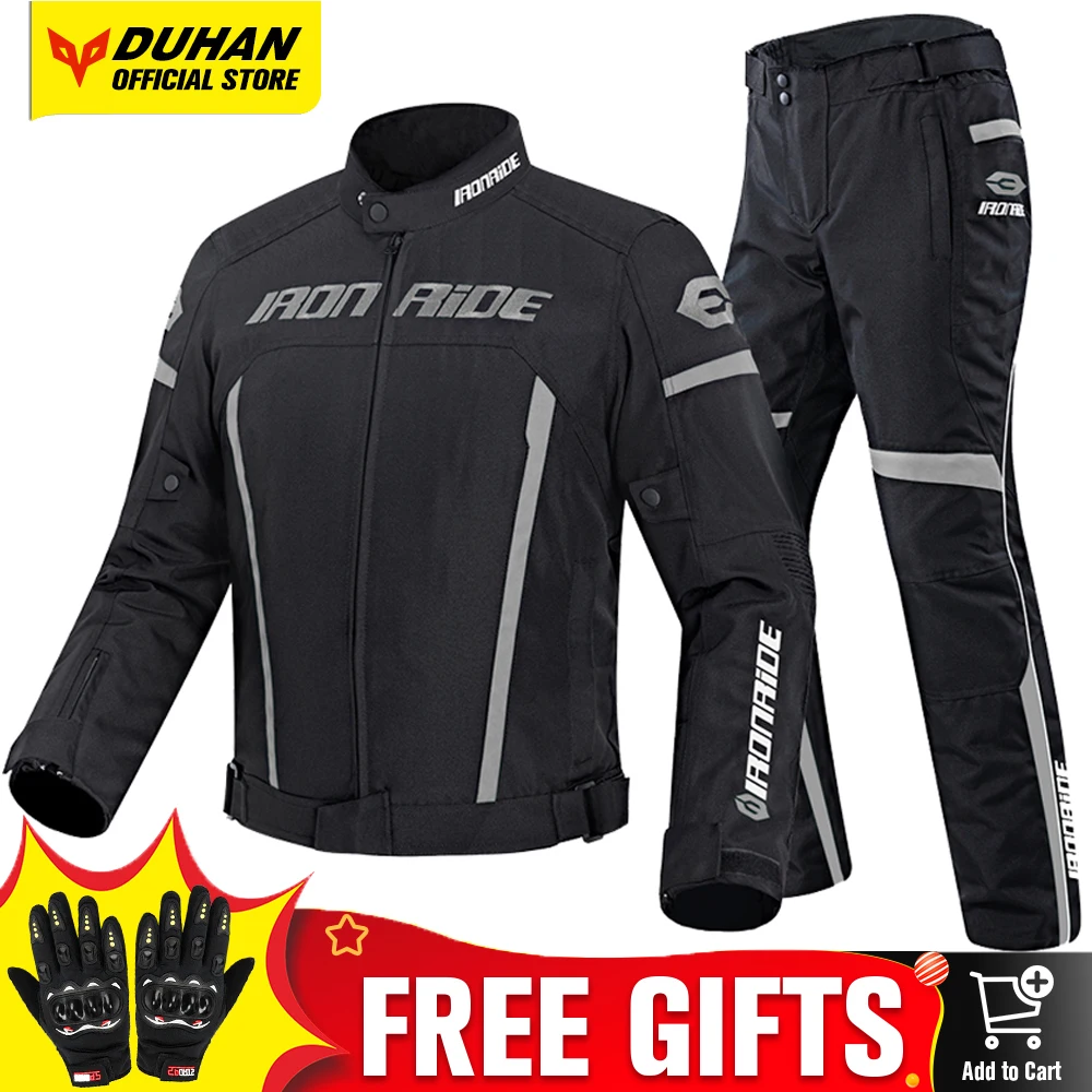 DUHAN Waterproof Motorcycle Jacket Men Riding Racing Moto Jacket ...