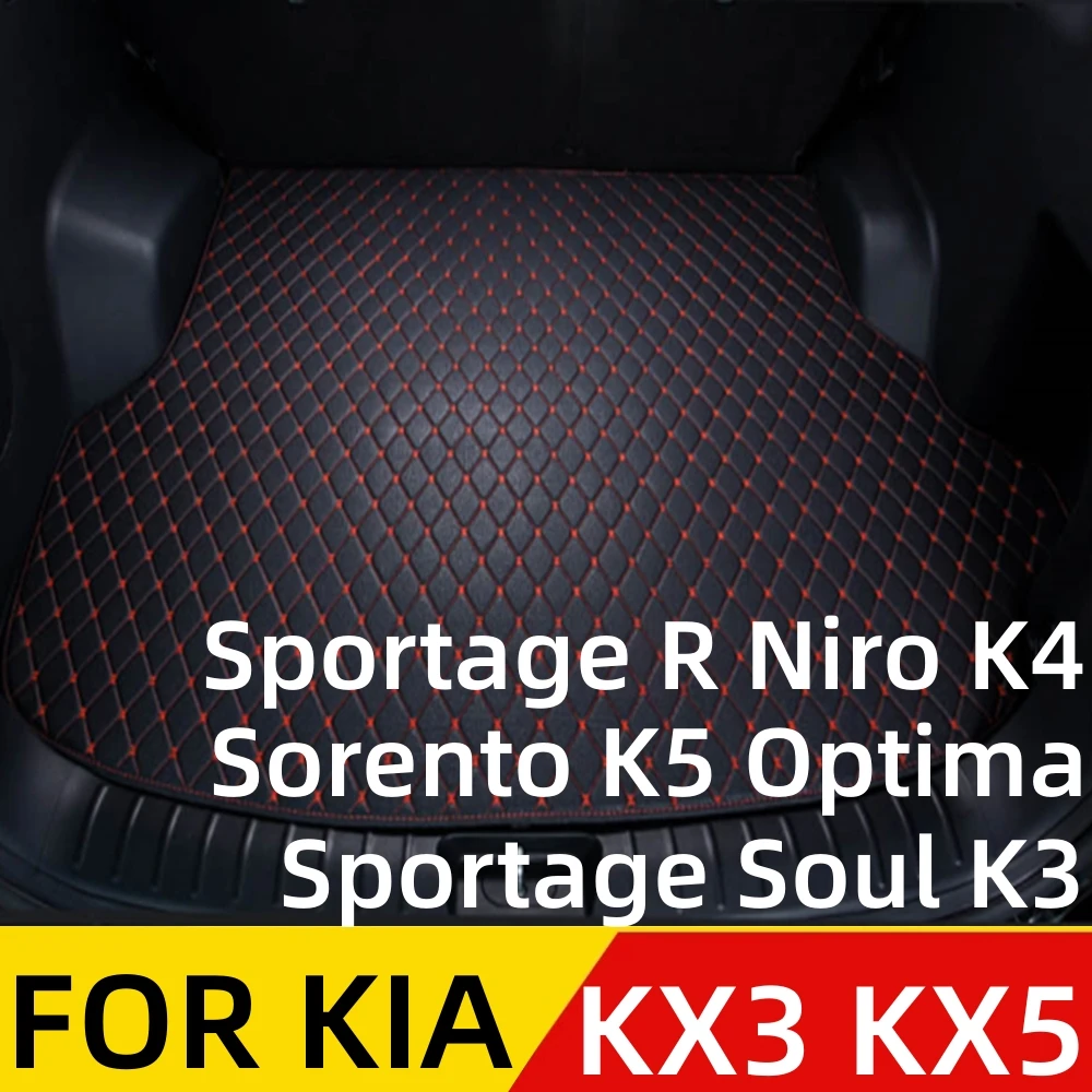자동차 트렁크 매트, 기아 쏘렌토 K5 옵티마 스포티지 R 니로 소울 K3 K4 KX3 KX5 XPE 후면 카고 커버 카펫 패드, 테일 부트 라이너| | - AliExpress