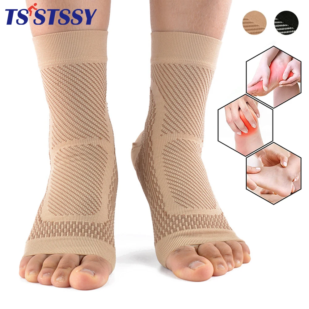 1Pair-Ankle-Brace-Compression-Sleeves-Plantar-Fasciitis-Sock-for ...