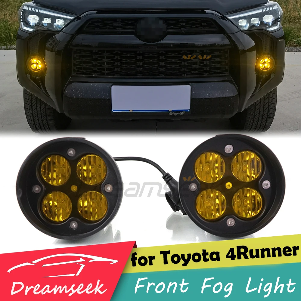 Pair LED Front Fog Light Kit for Toyota 4Runner 2010-2024 Tacoma 2012 ...