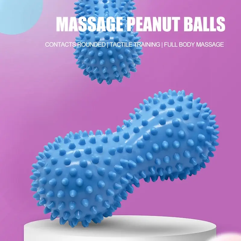 Peanut-Massage-Ball-Yoga-Relaxation-Muscle-and-Fascia-Ball-PVC-Foot ...