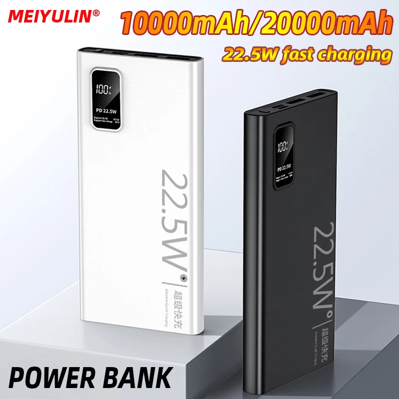 20000mAh-Portable-Power-Bank-22-5W-USB-C-Fast-Charging-External-Spare-Battery-10000mAh-10W ...