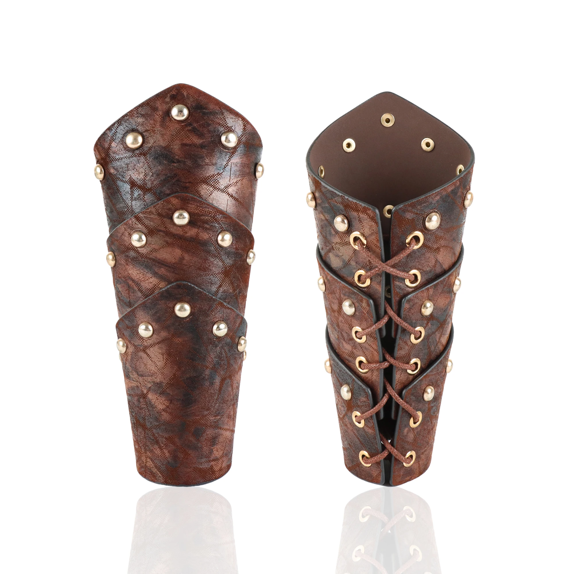 UYEE-Medieval-Viking-Warrior-Leather-Bracer-Steampunk-Fur-Elf-LARP ...