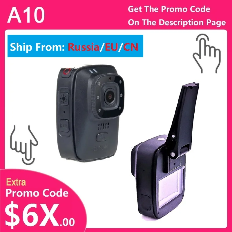 SJCAM A10 Portable Law Enforcement Camera Wearable Body Cameras IR Cut ...