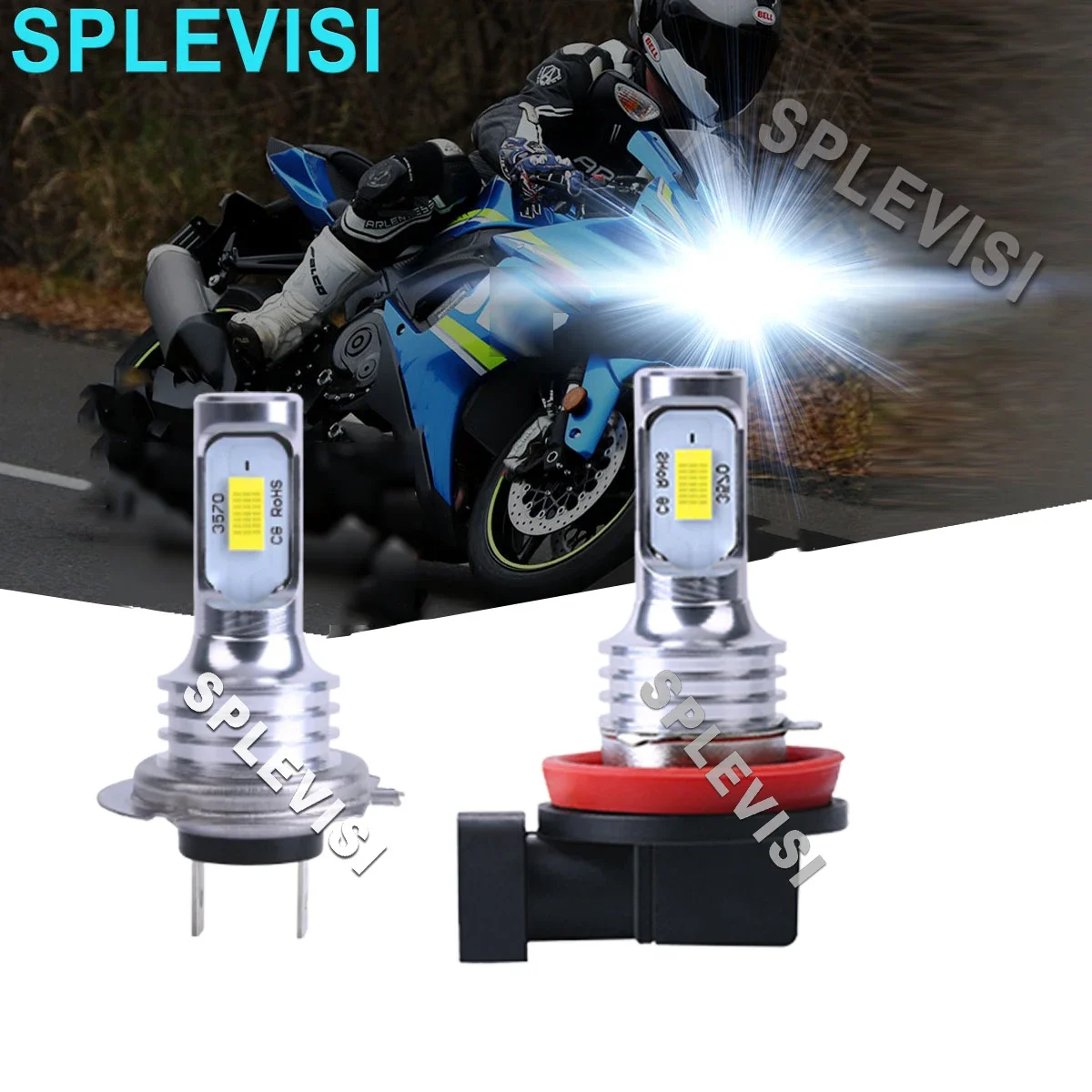 Motorcycle-LED-Headlights-Pure-White-For-Suzuki-GSXR-600-2011-2020-GSXR ...