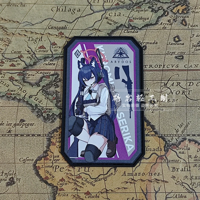 Blue-Archive-Kuromi-Serika-Tactical-Patches-for-Clothing-Abydos-Student ...