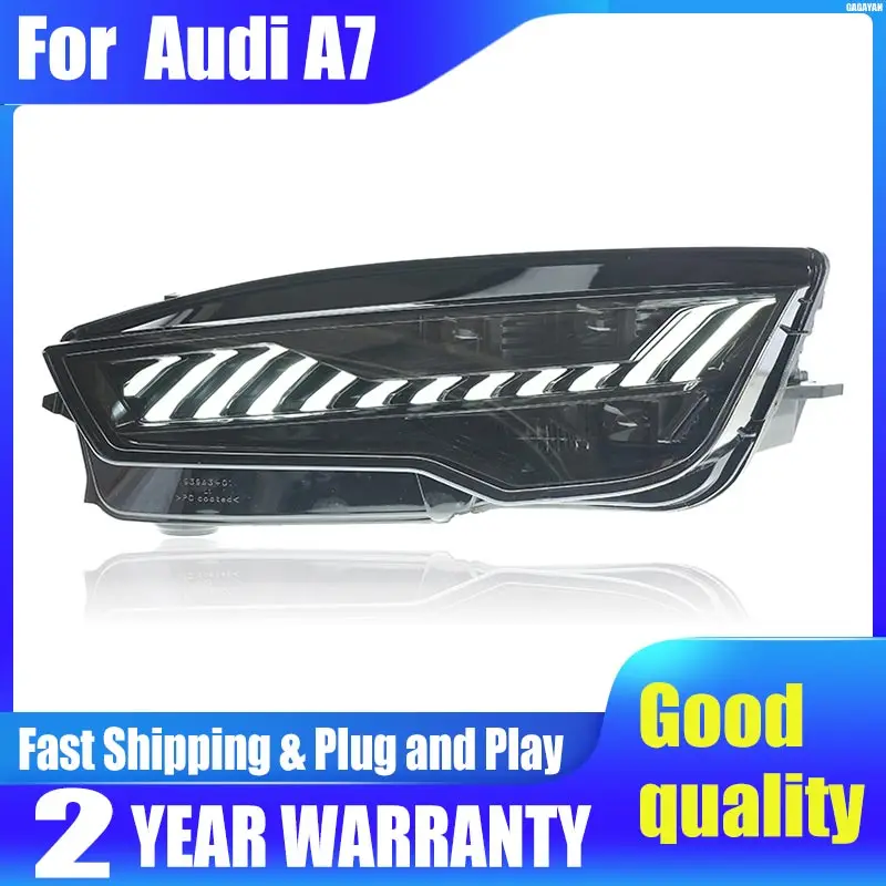 Car-Stlying-For-AUDI-A7-C7-Front-Lamp-2011-2018-LED-Headlight-Dynamic ...