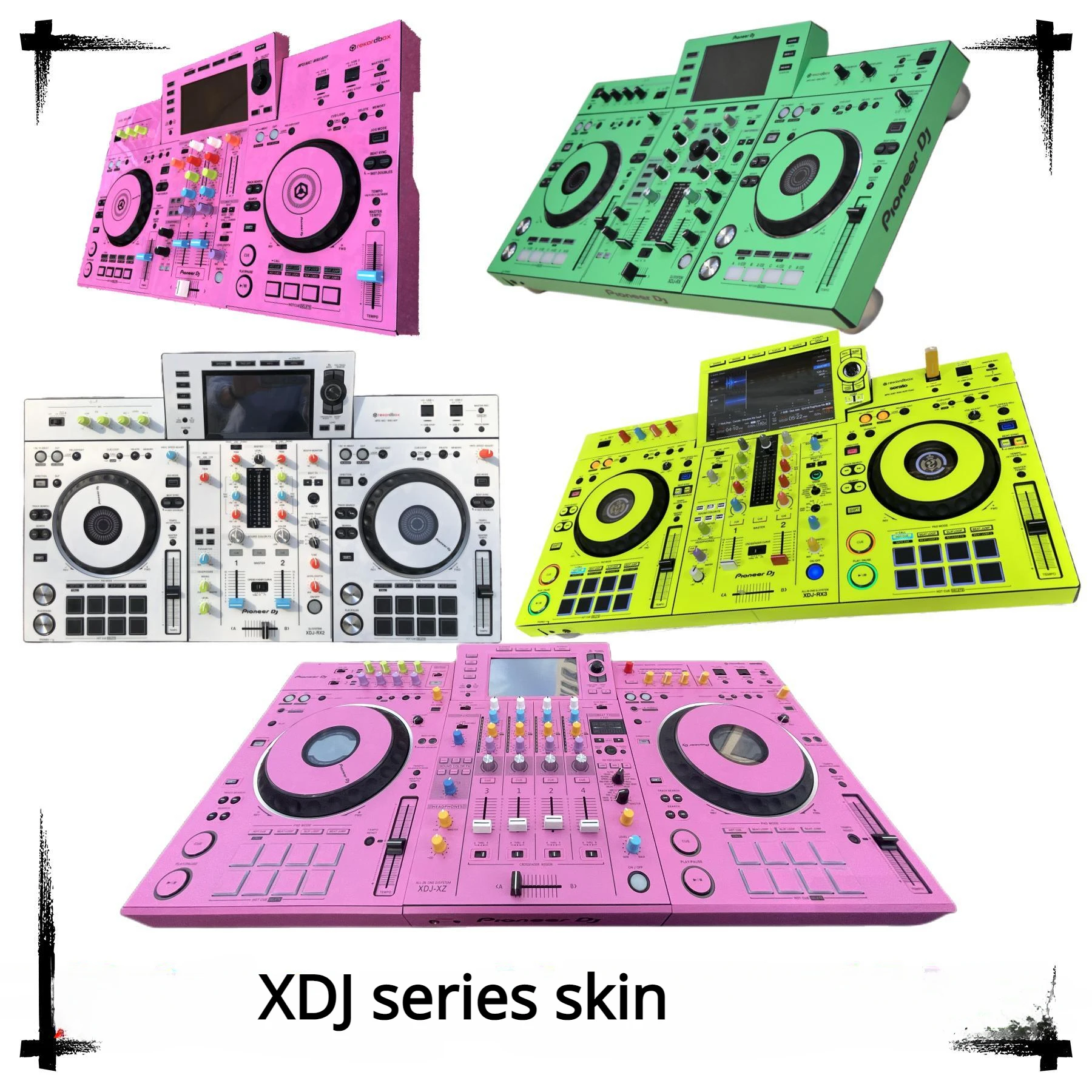 XDJ-RX3 RR RX RX2 XZ skin all-in-one machine DJ controller disc maker's ...