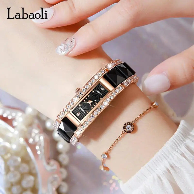 LABAOLI-Rectangle-Luxury-Design-Women-Wrist-Watches-Rhinestone-Creative ...