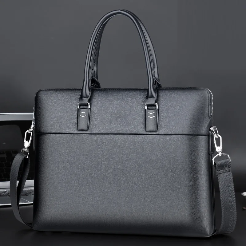 Malas-de-couro-para-homens-14-Laptop-Bag-Business-Travel-Bags-Bolsas-de ...