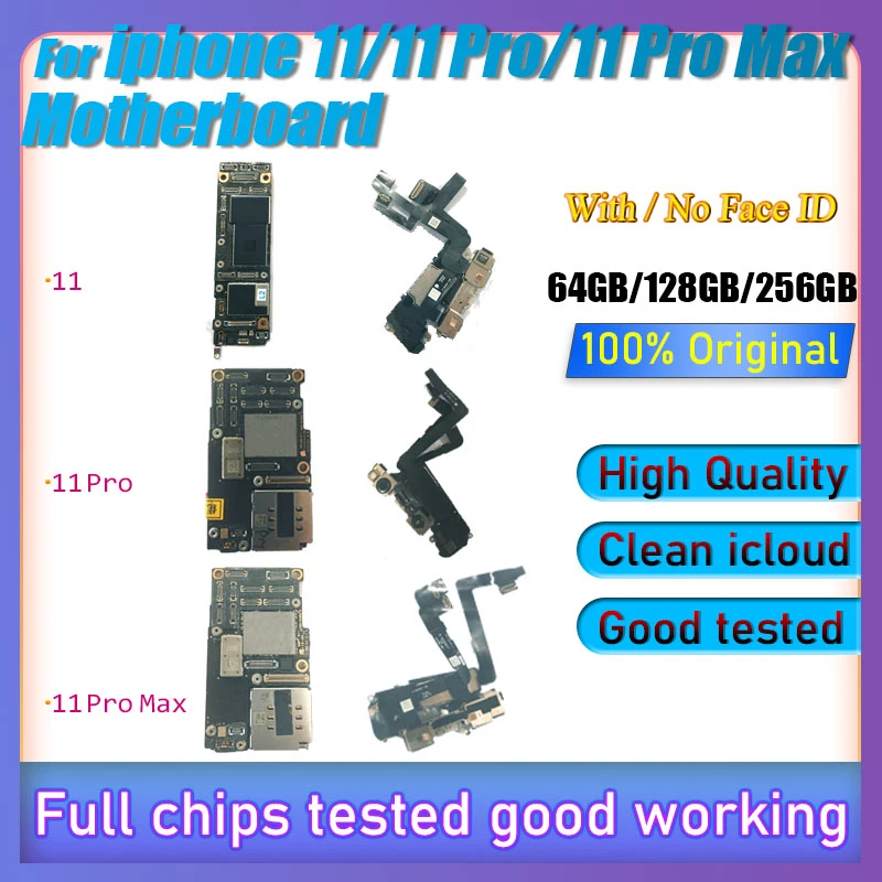 100% Original For iPhone 11 Pro Max Motherboard Unlocked IOS Clean ...