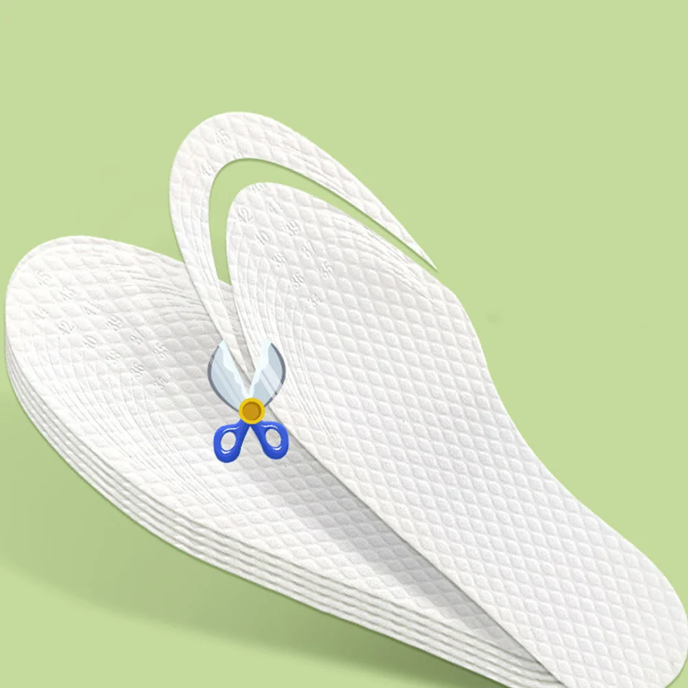 10-Pairs-Shoe-Inserts-Wood-Pulp-Paper-Insoles-for-Women-Sports-Summer ...