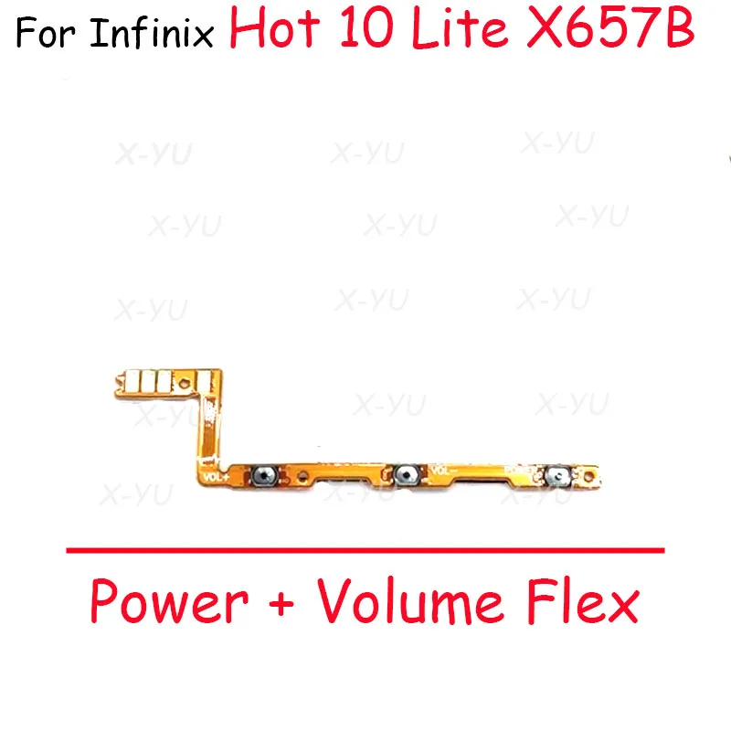 For-Infinix-Hot-9-10-Lite-Play-X657-X657B-X657C-X680-X688-Power-On-Off ...