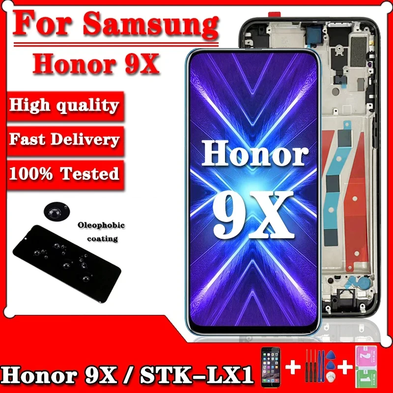 6-59-New-9X-LCD-For-Huawei-Honor-9X-Global-Premium-LCD-Display-Touch ...