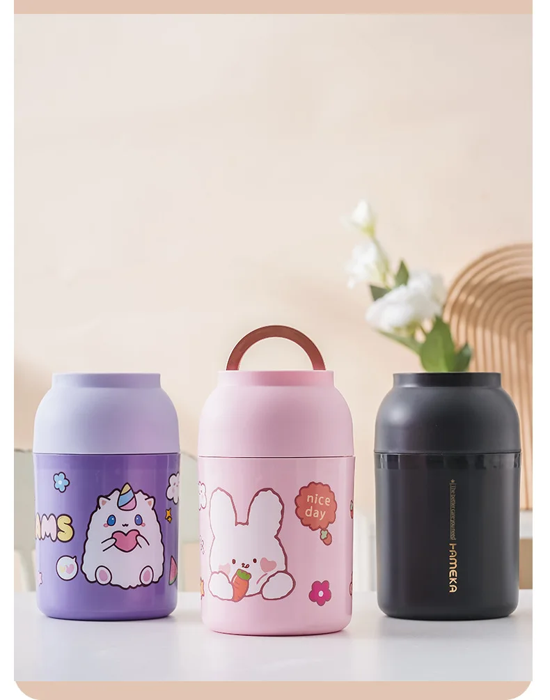 GOURDE BIDON,Violet-501-600ml--Bouteille'eau'extérieur en acier ...