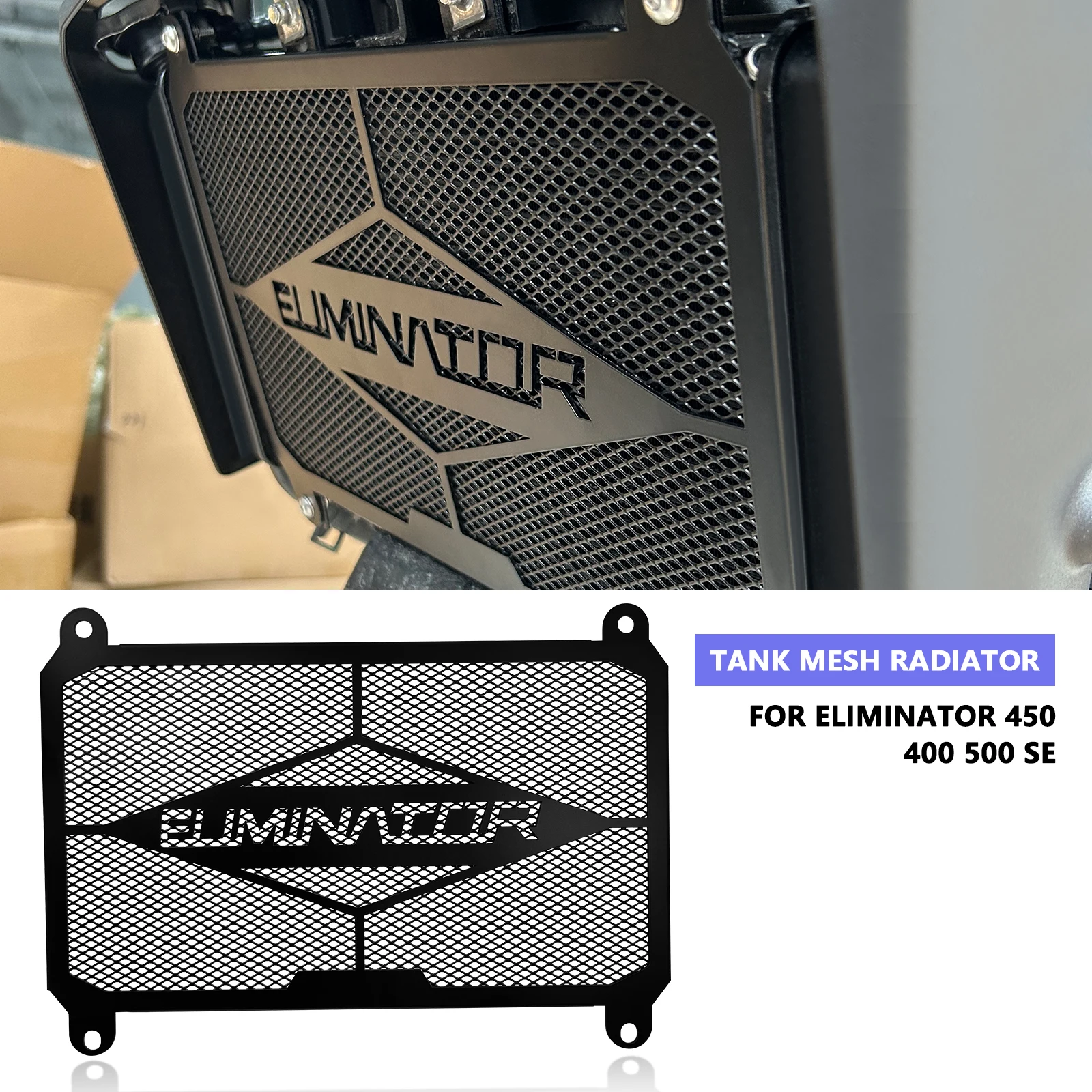 Motorcycle-accessories-ELIMINATOR-450-400-500-SE-2024-2025-radiator ...