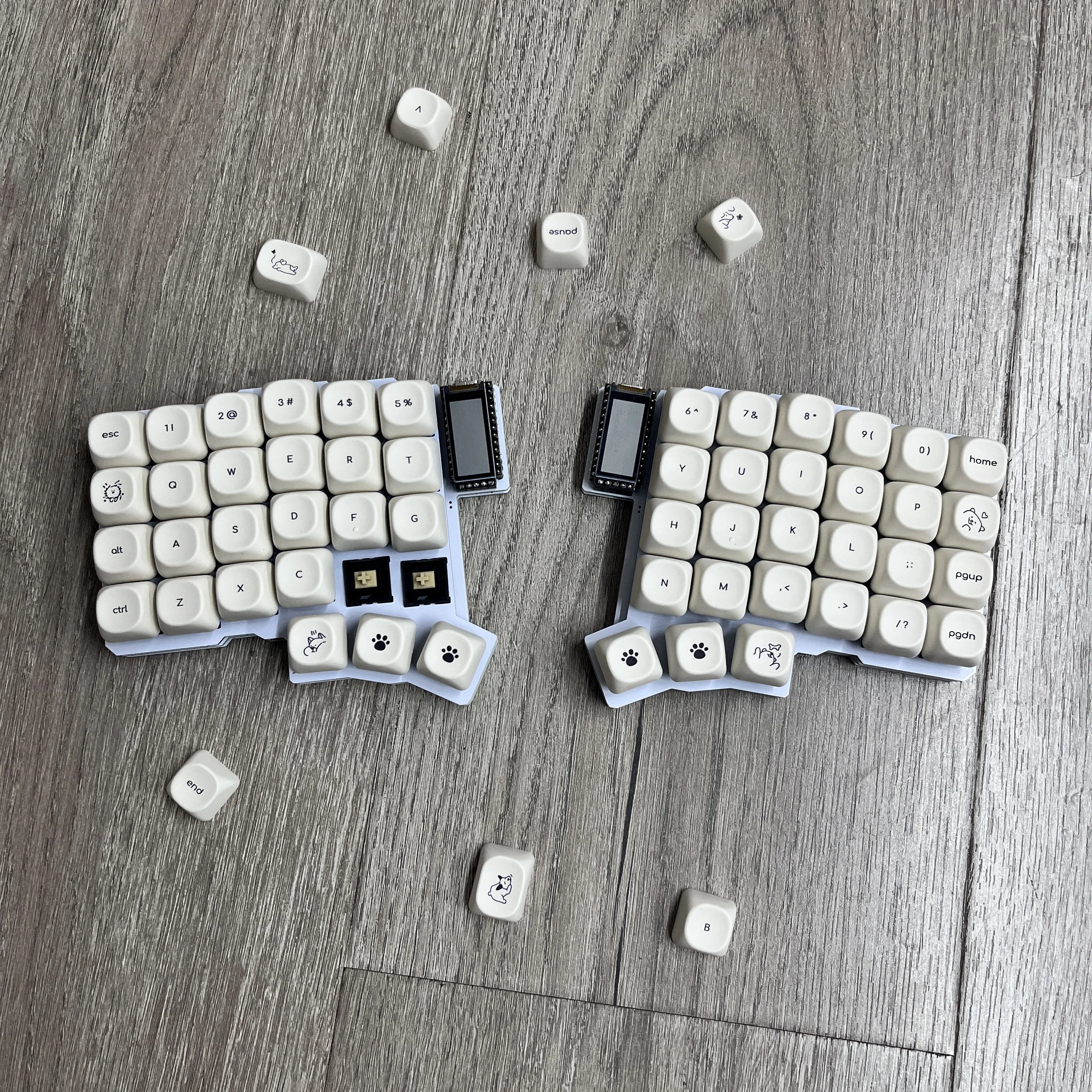 Silakka54 Wireless Split Mechanical Keyboard Customized Hot Swap ...