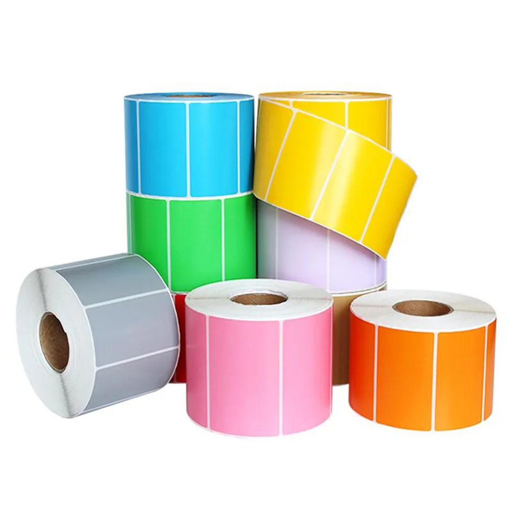1Roll Colorful Thermal Sticker Thermal Printer Label Barcode Sticker 1Roll Colorful Thermal Sticker Thermal Printer Label Barcode Sticker