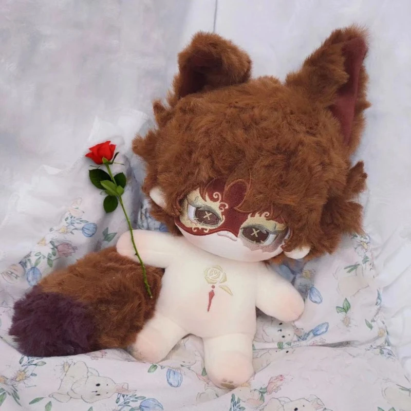 20cm-Anime-Game-IDV-Prospector-Kawaii-Animal-Fox-Cosplay-Plush-Stuffed ...