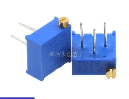 10PCS-3296P-Trimpot-Trimmer-Potentiometer-3296-Variable-Resist ...