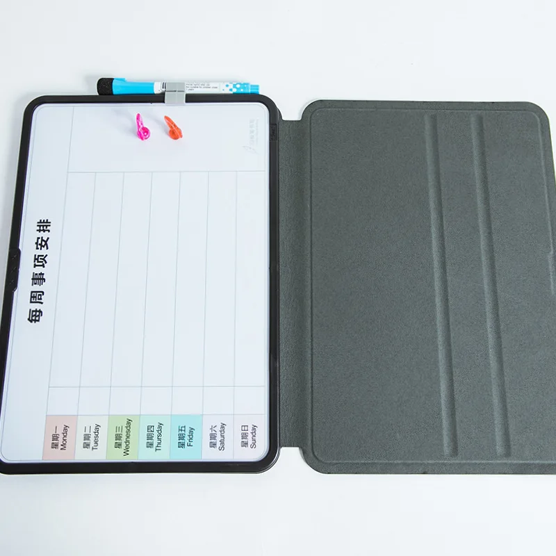 Portable-Desktop-Double-Sided-White-Board-Folding-Bracket-Business ...