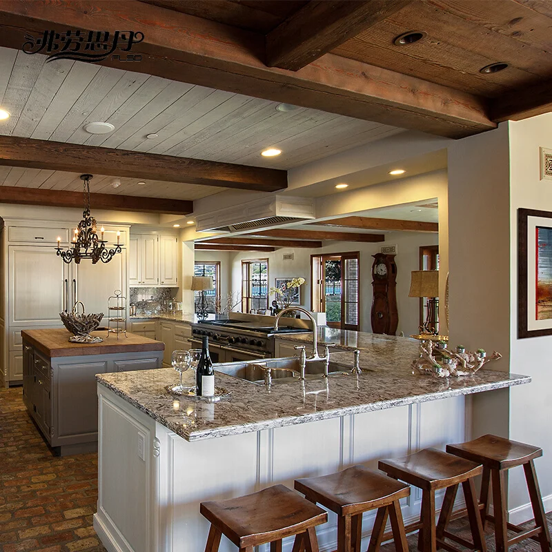 Kitchen-Cabinets-Customized-American-style-Solid-wood-Cabinets-open ...