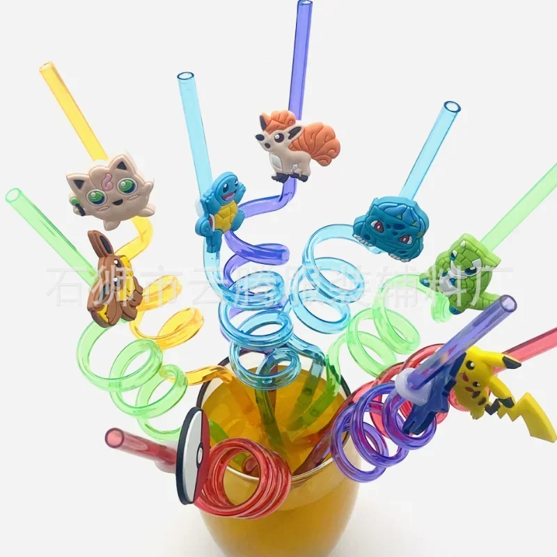 Pokemon-Drinking-Straws-Kids-Boys-Girl-Birthday-Party-Decoration-Baby ...