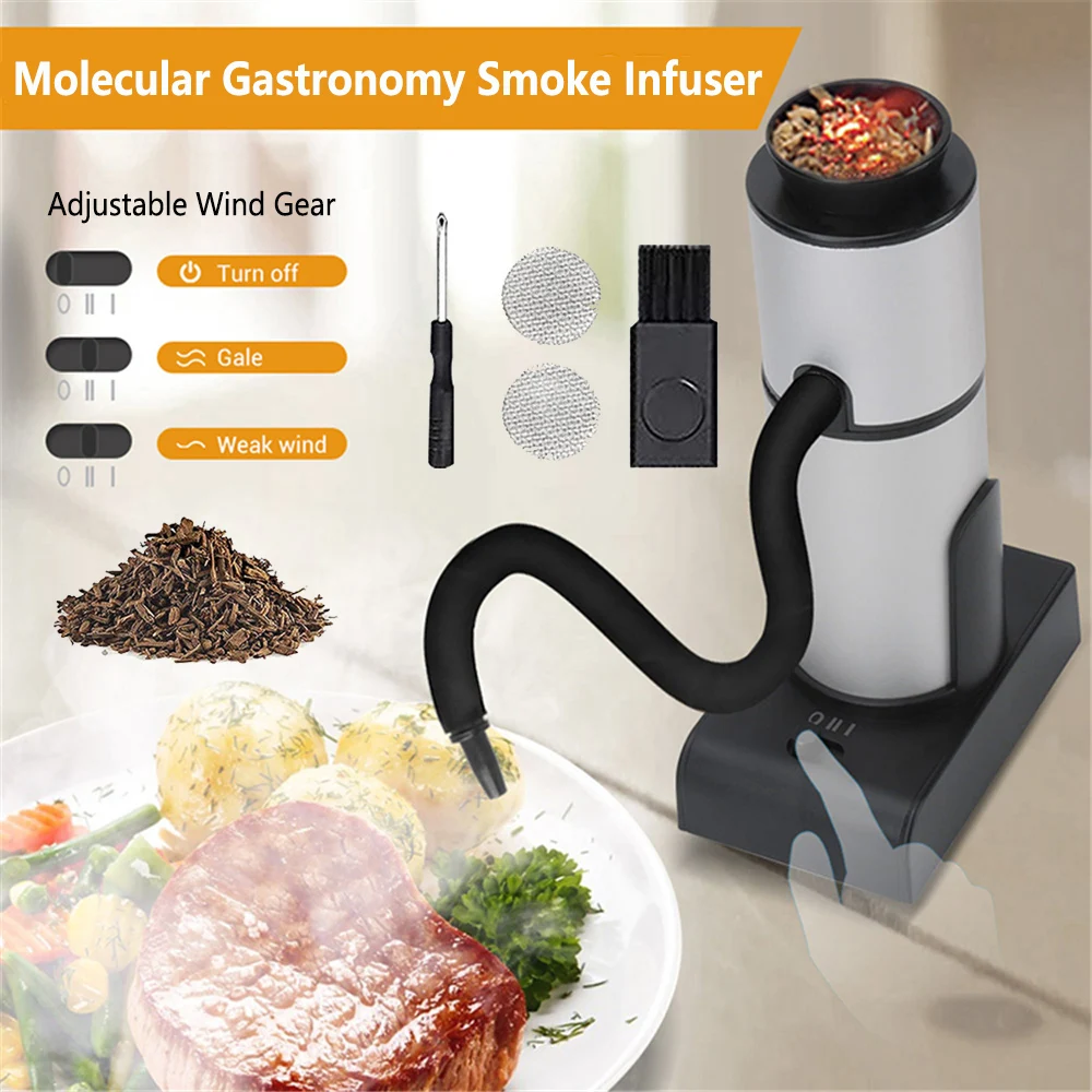 Portable-Molecular-Gastronomy-Smoker-Infuser-Food-Cold-Smoke-Generator ...