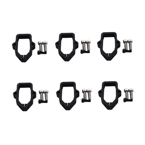 6PCS XT90-S Plug Battery Connector Fixed Mount Bracket Aluminium Alloy ...