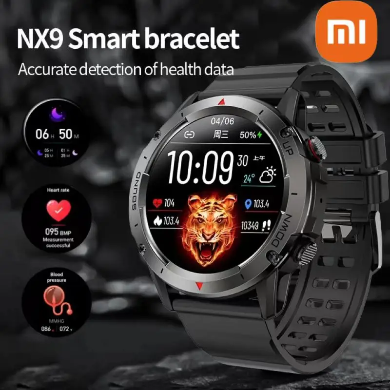 Xiaomi reloj inteligente NX9 para hombre, accesorio de pulsera resistente al agua IP68 con ...