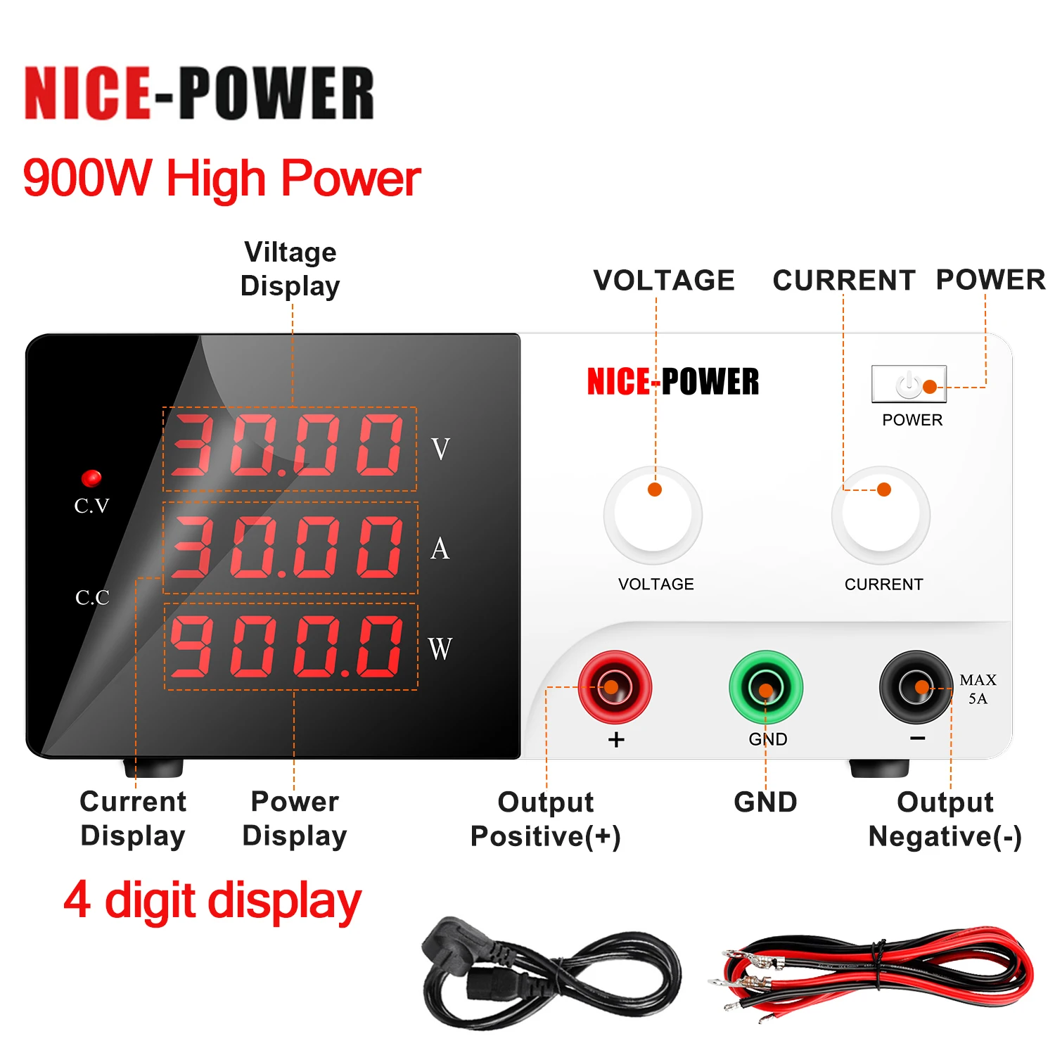 Nice-power-60V10A-Adjustable-DC-Power-Supply-30V-30A-Laboratory-High ...