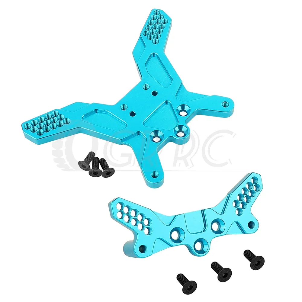 Tamiya TT02B TT-02B 1/10 RC Car Metal Alloy Front Rear Shock Tower Damper Stay Mount - RCSkyLite