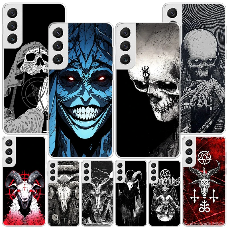 Satanic-Goat-Satan-Devil-Phone-Case-For-Samsung-Galaxy-S24-S23-S22-S21 ...