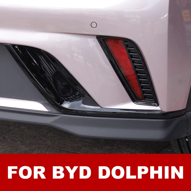 For-Byd-Dolphin-2023-Car-Front-Rear-Fog-Lamp-Eyebrow-Wind-Knife-Cover ...