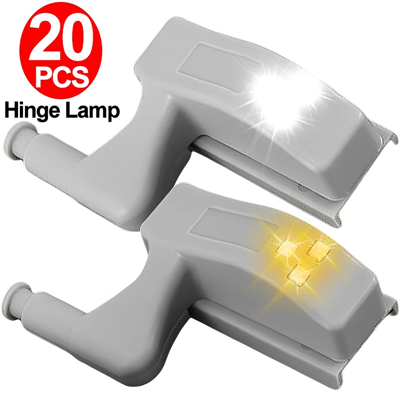 2-20Pcs-Universal-Inner-Hinge-LED-Lamp-Wireless-Under-Cabinet-Sensor ...