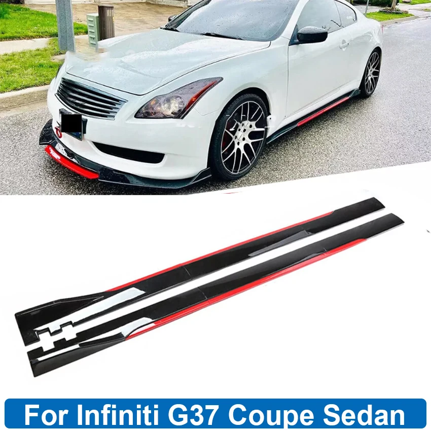 2M / 78.7" Side Skirt Extension Winglet Splitter Apron Body Kit ...