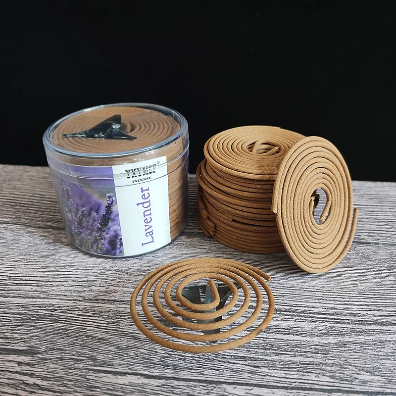 YXYMCF-Natural-Sandalwood-Coil-Incense-48-Plates-box-Lavender-Jasmine ...