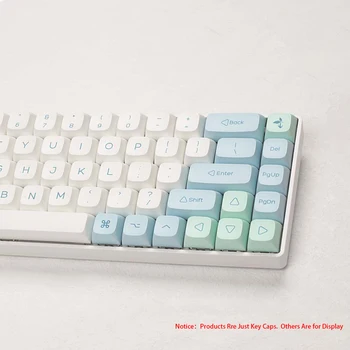 Ice Crystal Mint Keycaps para teclado mecânico Ducky, Dye-Sub, perfil ...