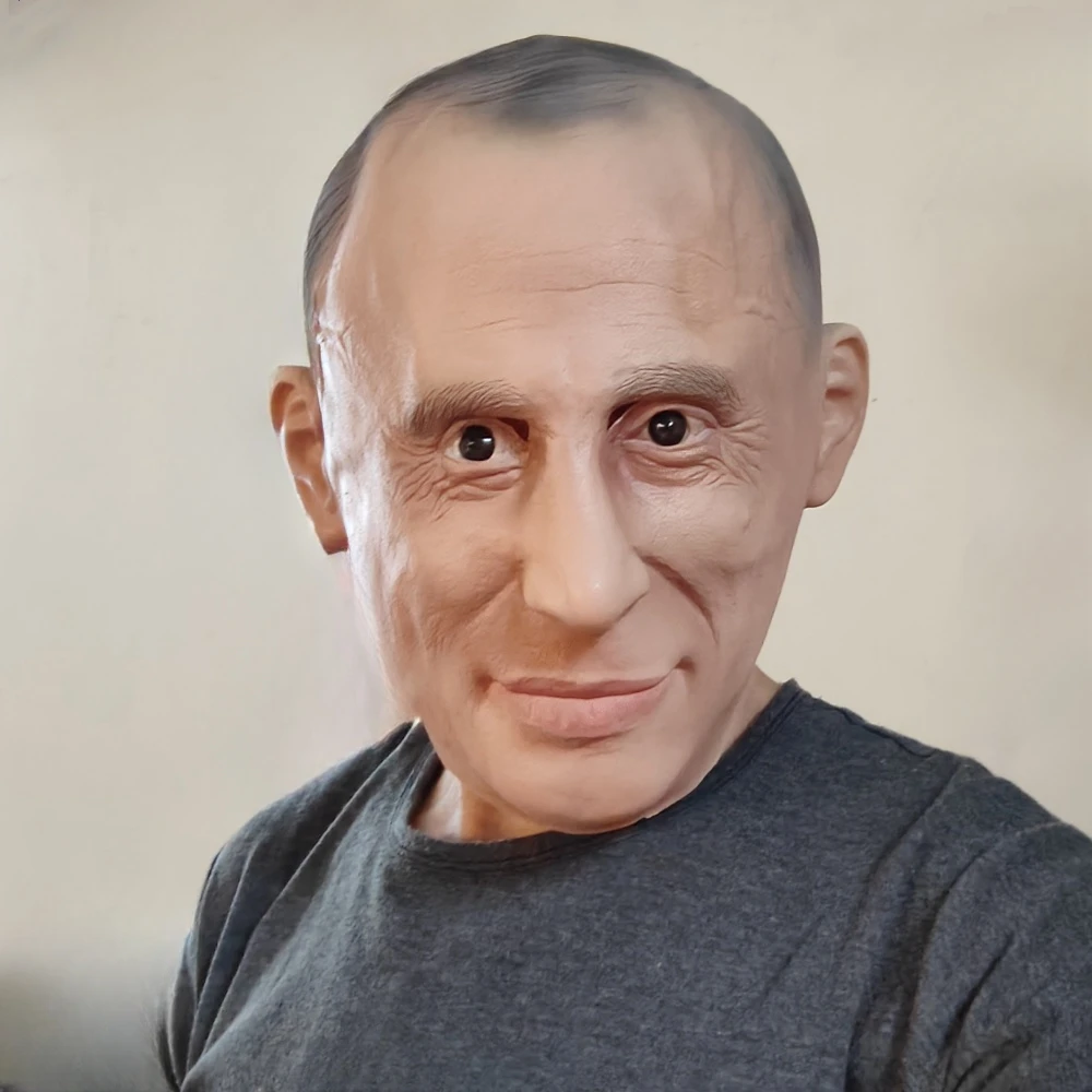 Realistic-Old-Man-Putin-Latex-Mask-Human-Male-Head-Halloween-Carnival ...